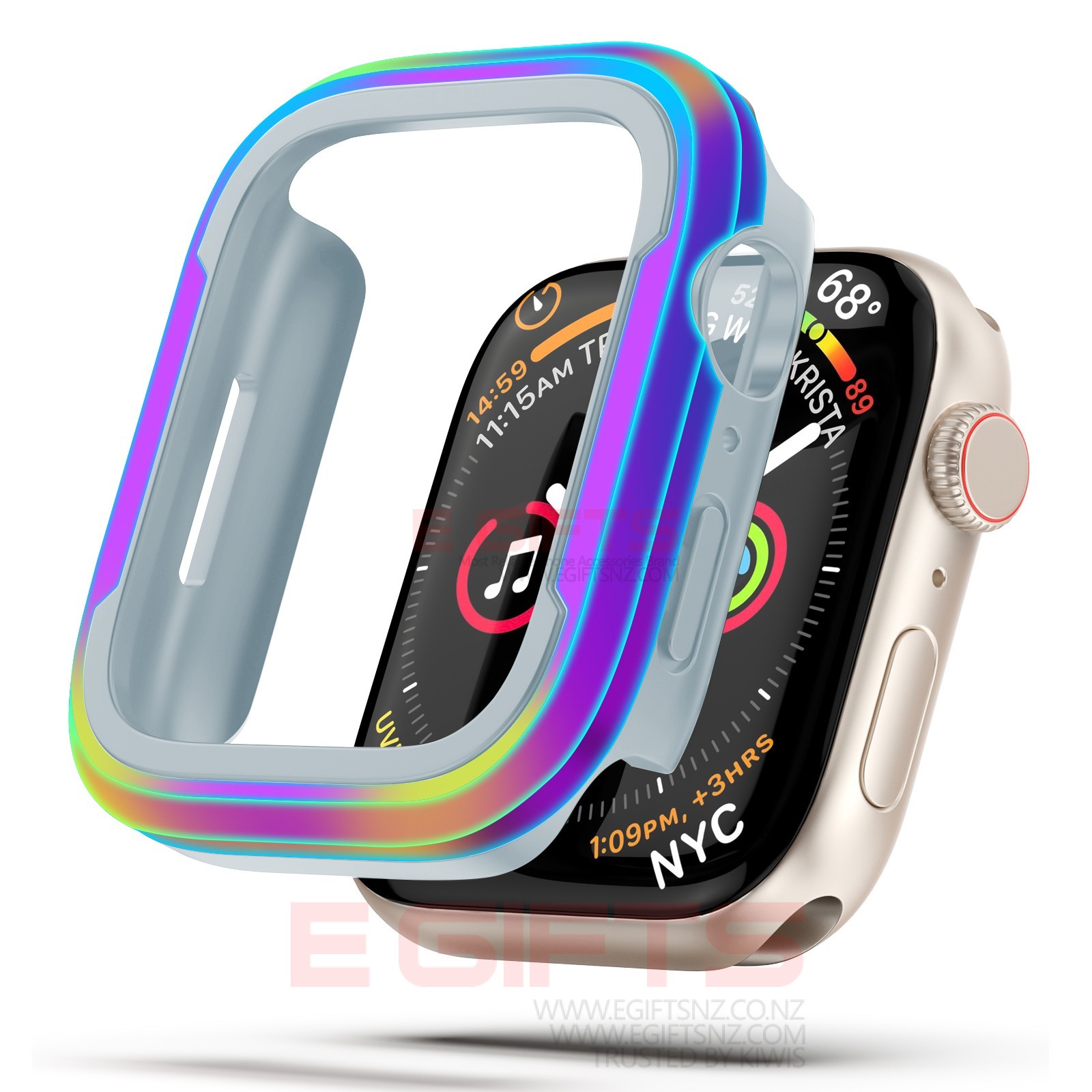 Apple Watch iWatch 7 Gen 41mm Metal frame Case - EGIFTS Trusted by Kiwis
